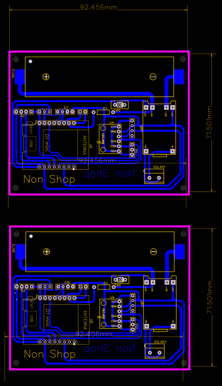 PCB_Solar Powered WiFi Weather Station Resources - EasyEDA