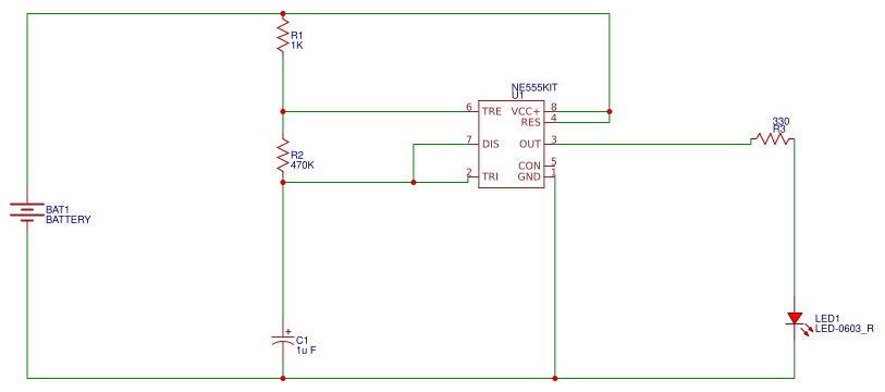 LED FLASHING CIRCUIT Resources - EasyEDA