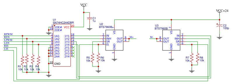 Motor_drive_bt7960 Resources - EasyEDA