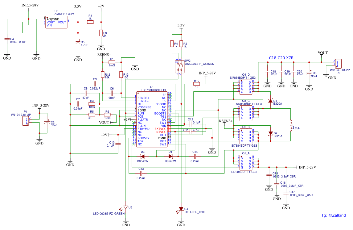 Custom Boost Converter Resources - EasyEDA