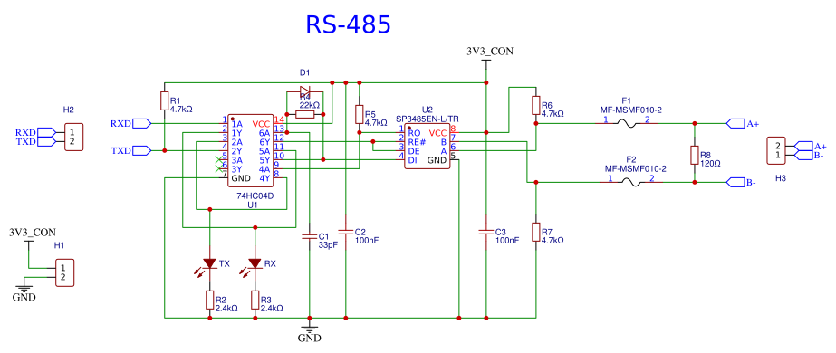 RS-485 MODULE Resources - EasyEDA