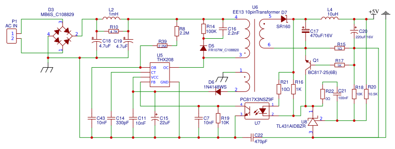 Switched mode power supply circuit Resources - EasyEDA