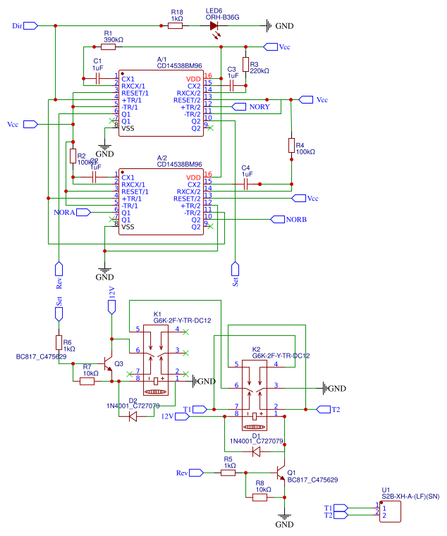 Single turnout module Resources - EasyEDA