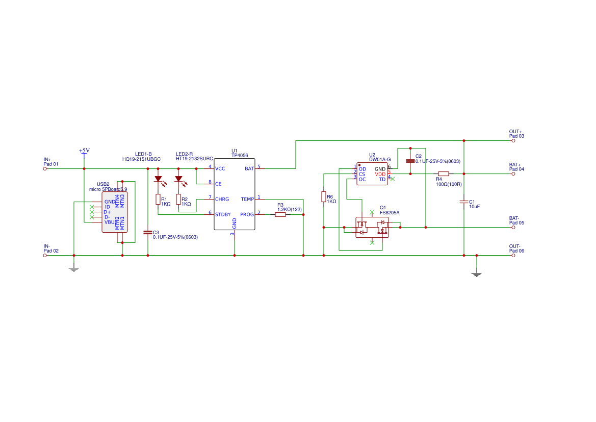 TP4056 - 03962A Lithium Battery Charger Resources - EasyEDA