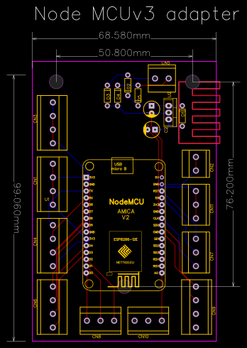 Node MCU Adattatore Resources - EasyEDA