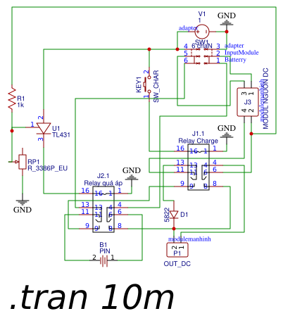 mạch chuyển nguồn và bảo vệ quá áp DC Resources - EasyEDA