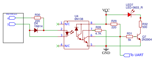 MIdi Input Resources - EasyEDA