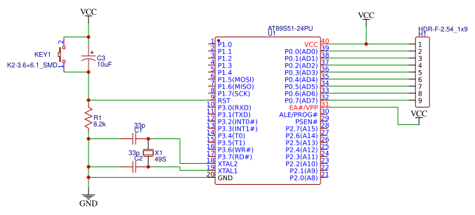 8051 schematic Resources - EasyEDA