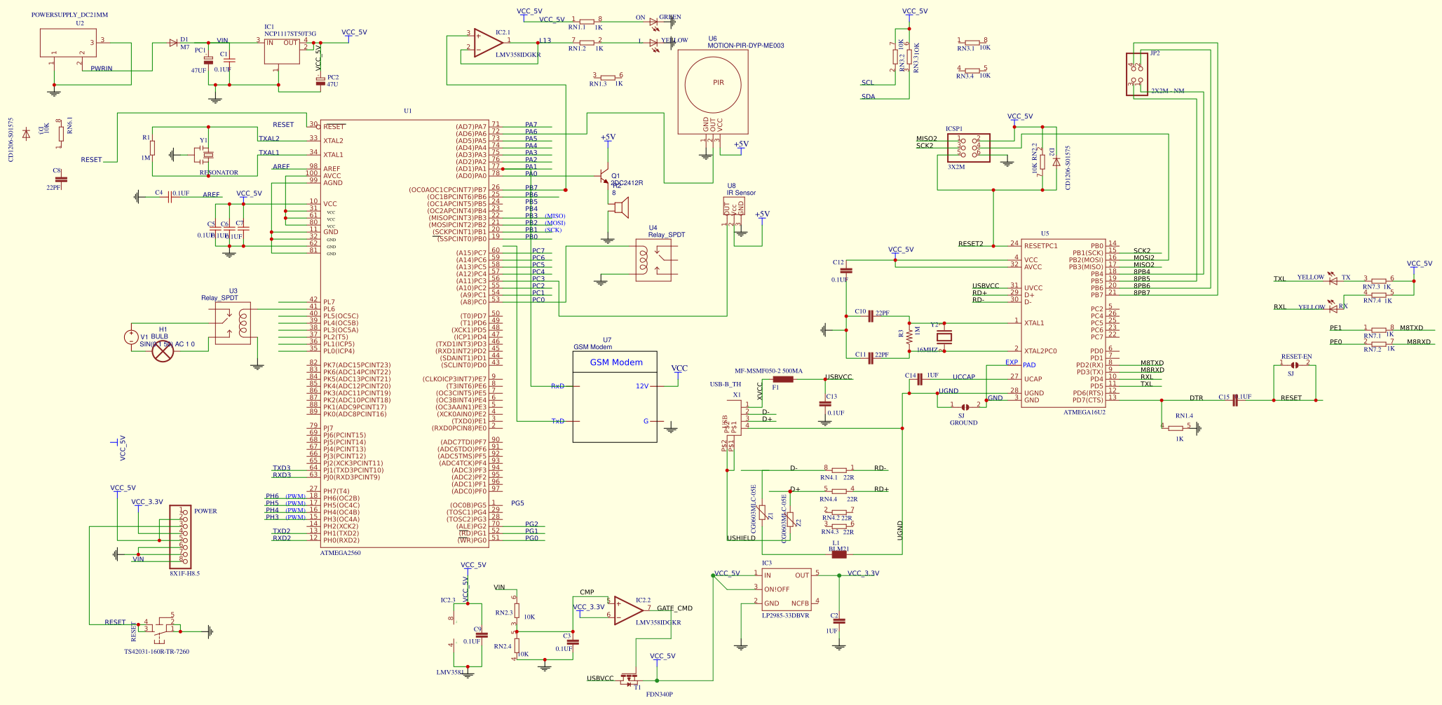 Arduino Mega 2560 schematic Resources - EasyEDA
