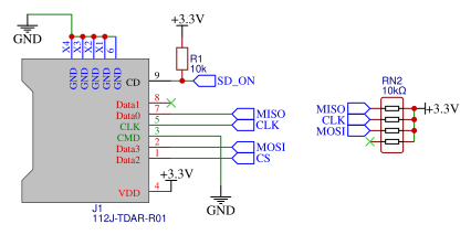 MICRO_SD 3.3V Resources - EasyEDA