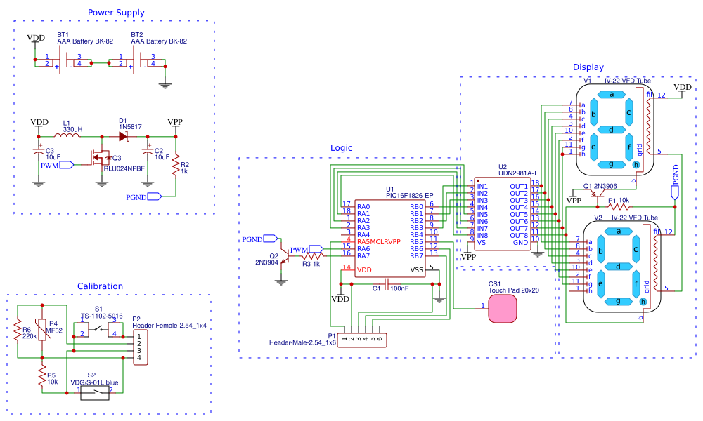 IV-22 VFD Tube Resources - EasyEDA