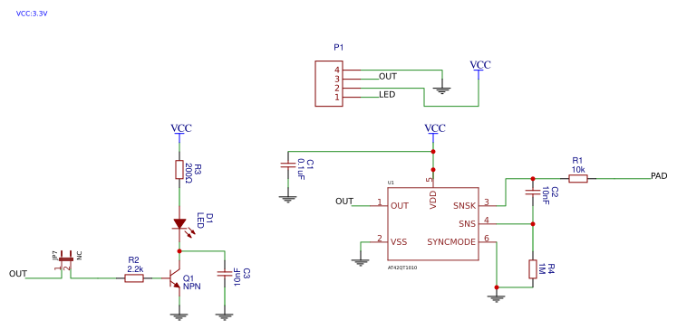 AT42QT1010 Diagram2 Resources - EasyEDA