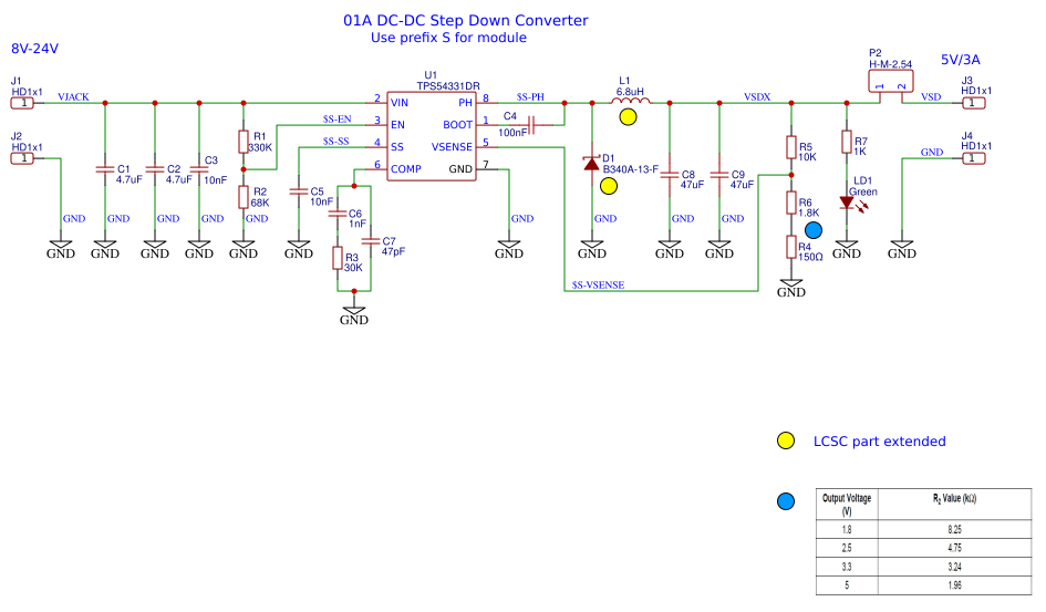 3A Power Supply Resources - EasyEDA