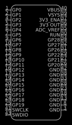 Raspberry pi Pico V1 Resources - EasyEDA