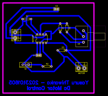 DC Motor Speed Controller PCB Resources - EasyEDA