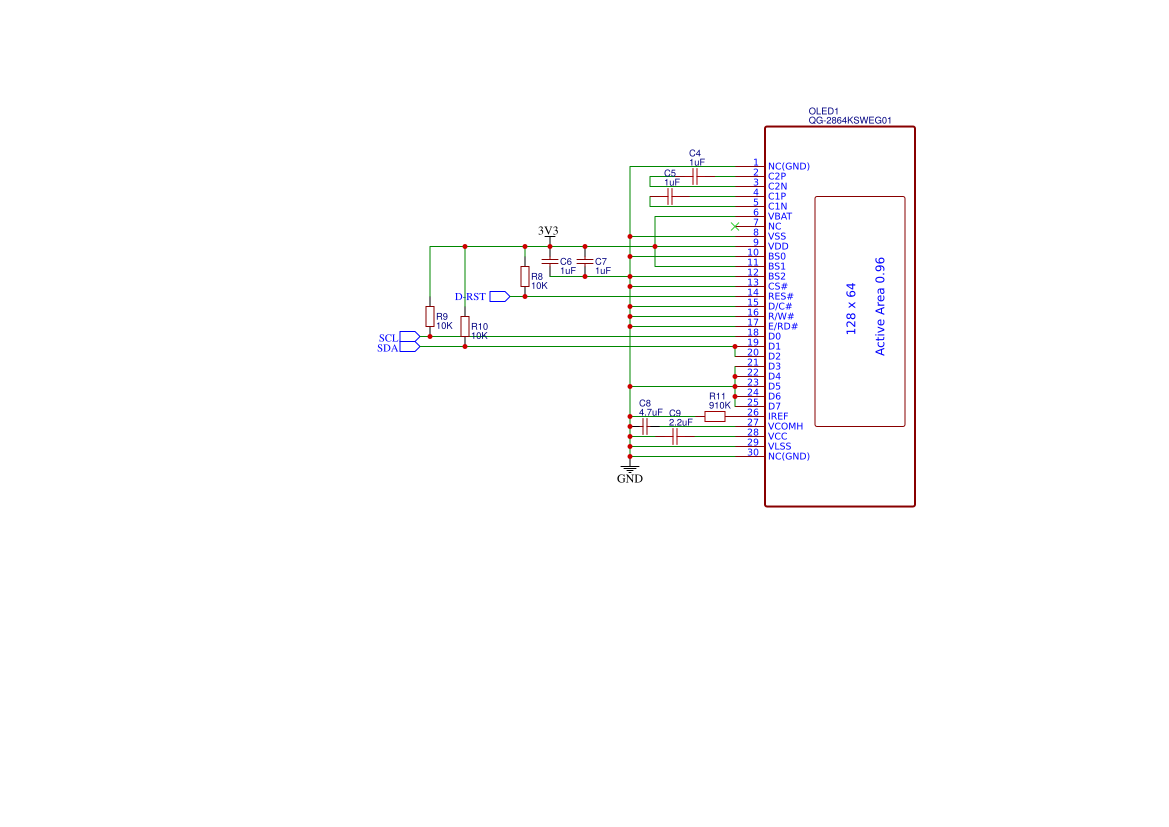 128X64 OLED DISPLAY COPY Resources - EasyEDA