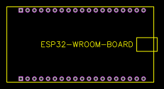 ESP32-WROOM-32 THROUGHHOLES WITH SILKSCREEN COPY Resources - EasyEDA