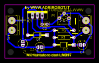 variable power supply with lm317 - pcb Resources - EasyEDA