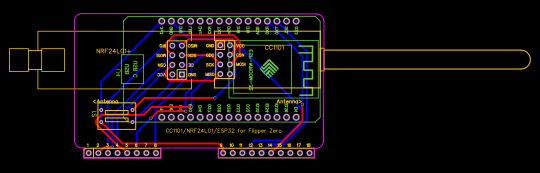 PCB_CC1101-NRF24L01-ESP32-for-F Resources - EasyEDA