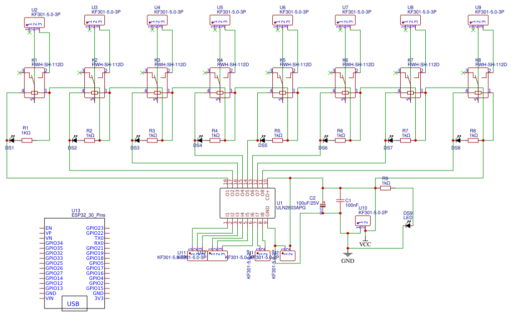 8 Channel Relay Driver Resources - EasyEDA