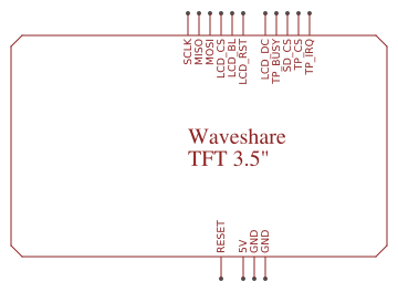 TFT 3.5 Waveshare Resources - EasyEDA