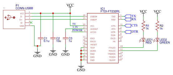 RS232_to_TTL_FT232RL Resources - EasyEDA