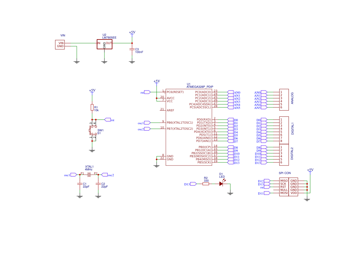 arduino_stand_alone-schema Resources - EasyEDA