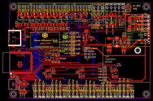 Layout 6X CNC Controller copy Resources - EasyEDA
