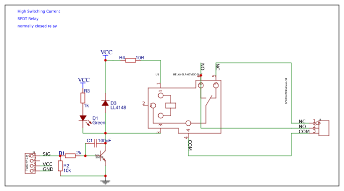 Relay Hight voltage Resources - EasyEDA