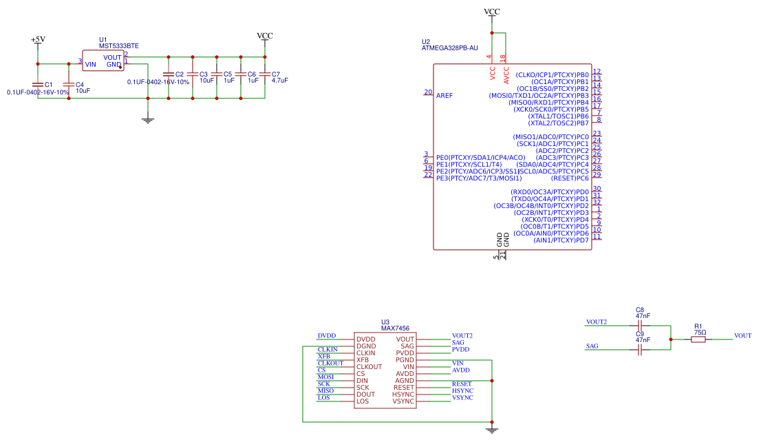 OSD MAX7456 Resources - EasyEDA