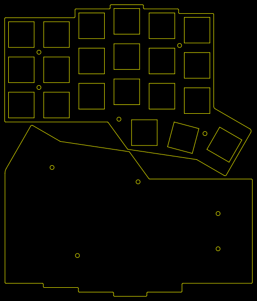 corne-classic plate Resources - EasyEDA