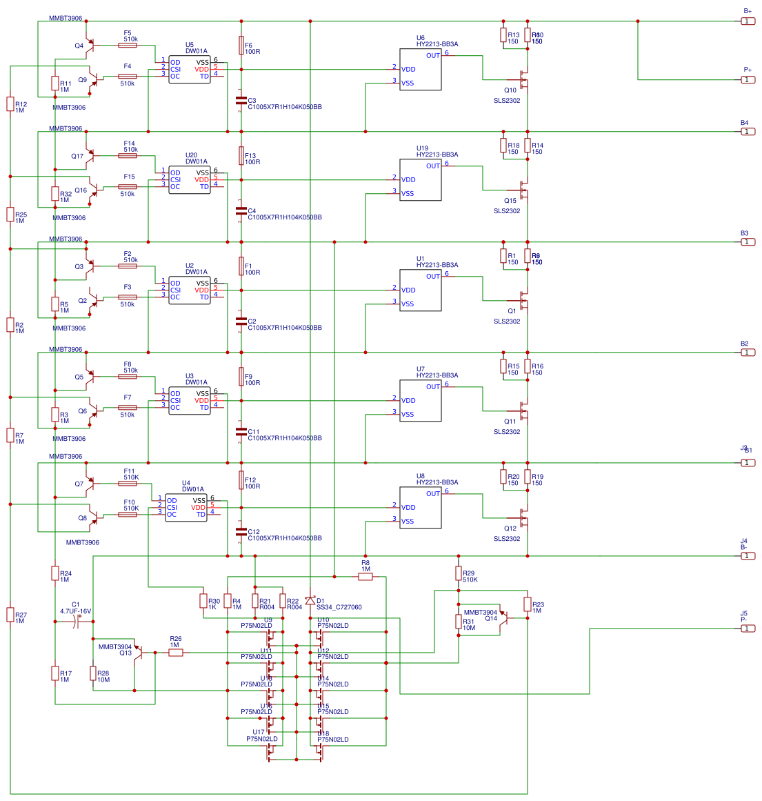 BMS 5S Resources - EasyEDA