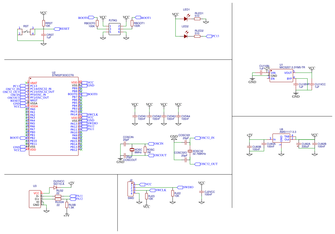STM 32 f30 3 Resources - EasyEDA