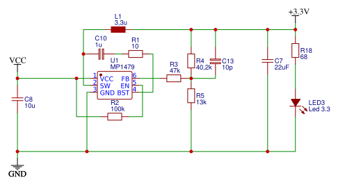 DCDC 12V --> 3.3V, 1A Resources - EasyEDA
