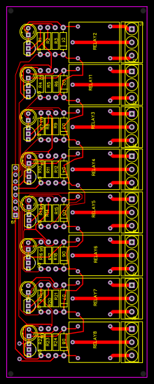 8RELAYLONG-PCB-8 RELAY BOARD NWC COPY Resources - EasyEDA