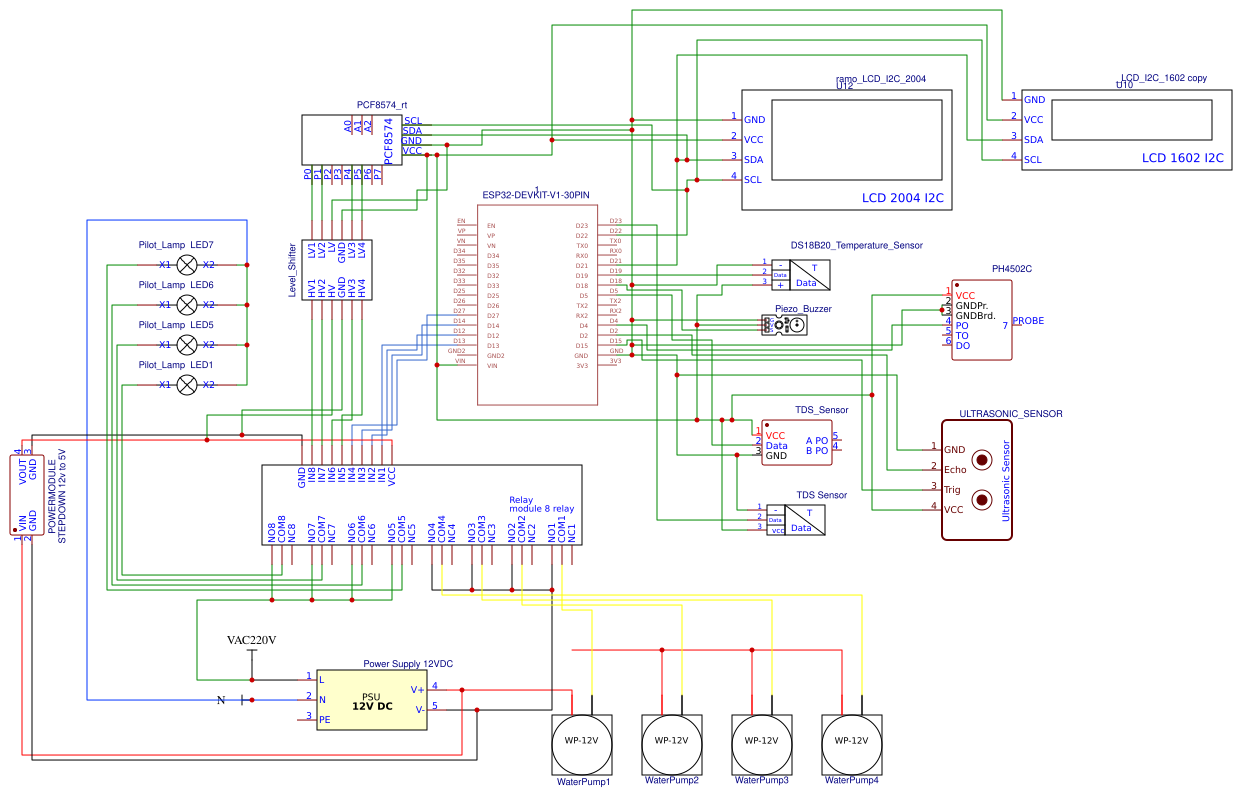 Rancang Bangun Sistem KOntrol dan Monitoring Hidroponik Resources - EasyEDA