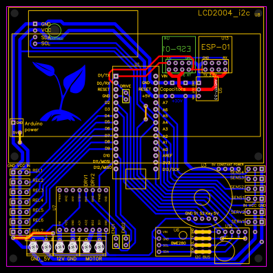 GyverControl PCB IoT Resources - EasyEDA