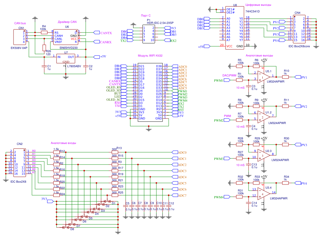 Example_CAN___DAC_Amp__AnalogIn))ESP32 Resources - EasyEDA