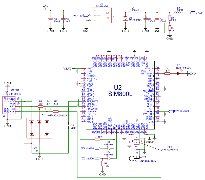 Sim800c Resources Easyeda