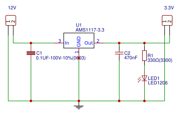 Skematik AMS1117-3.3 Resources - EasyEDA