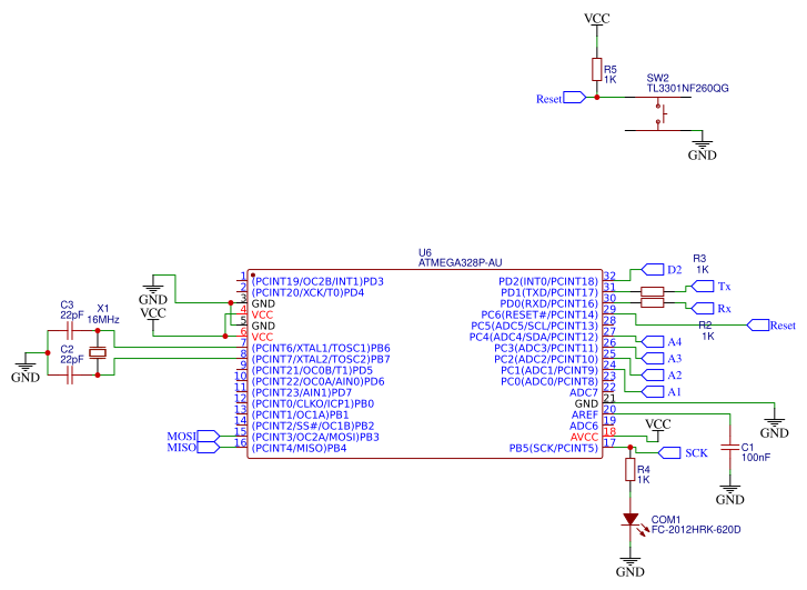 Dev_board atmega Resources - EasyEDA