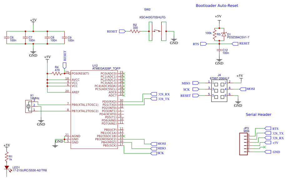 Minimum Atmega Resources - EasyEDA