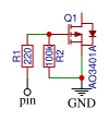 AO3401A circuit for 5v Resources - EasyEDA