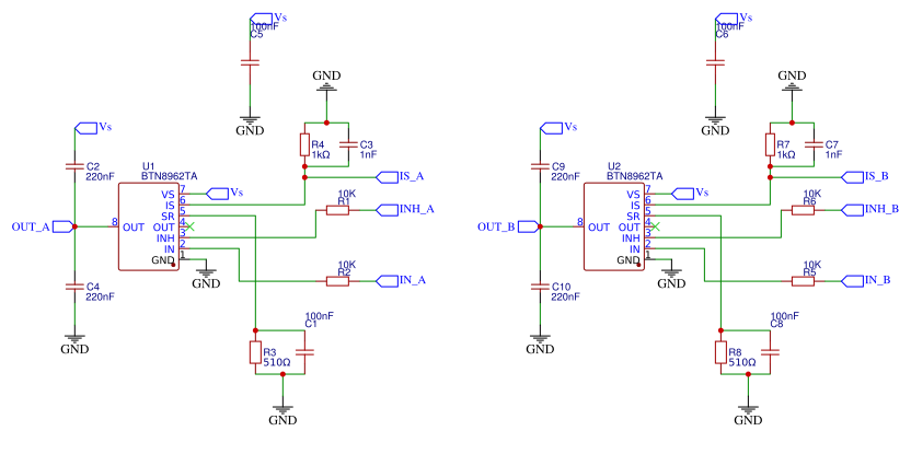 BTN8962TA Schematic Module Resources - EasyEDA