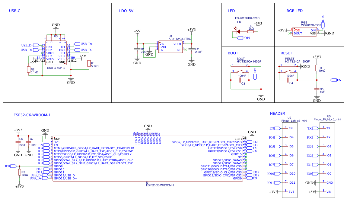 C6-Mini-ESP32 Resources - EasyEDA