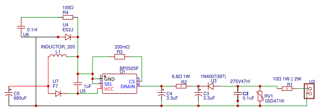 power 220V 5V Resources - EasyEDA