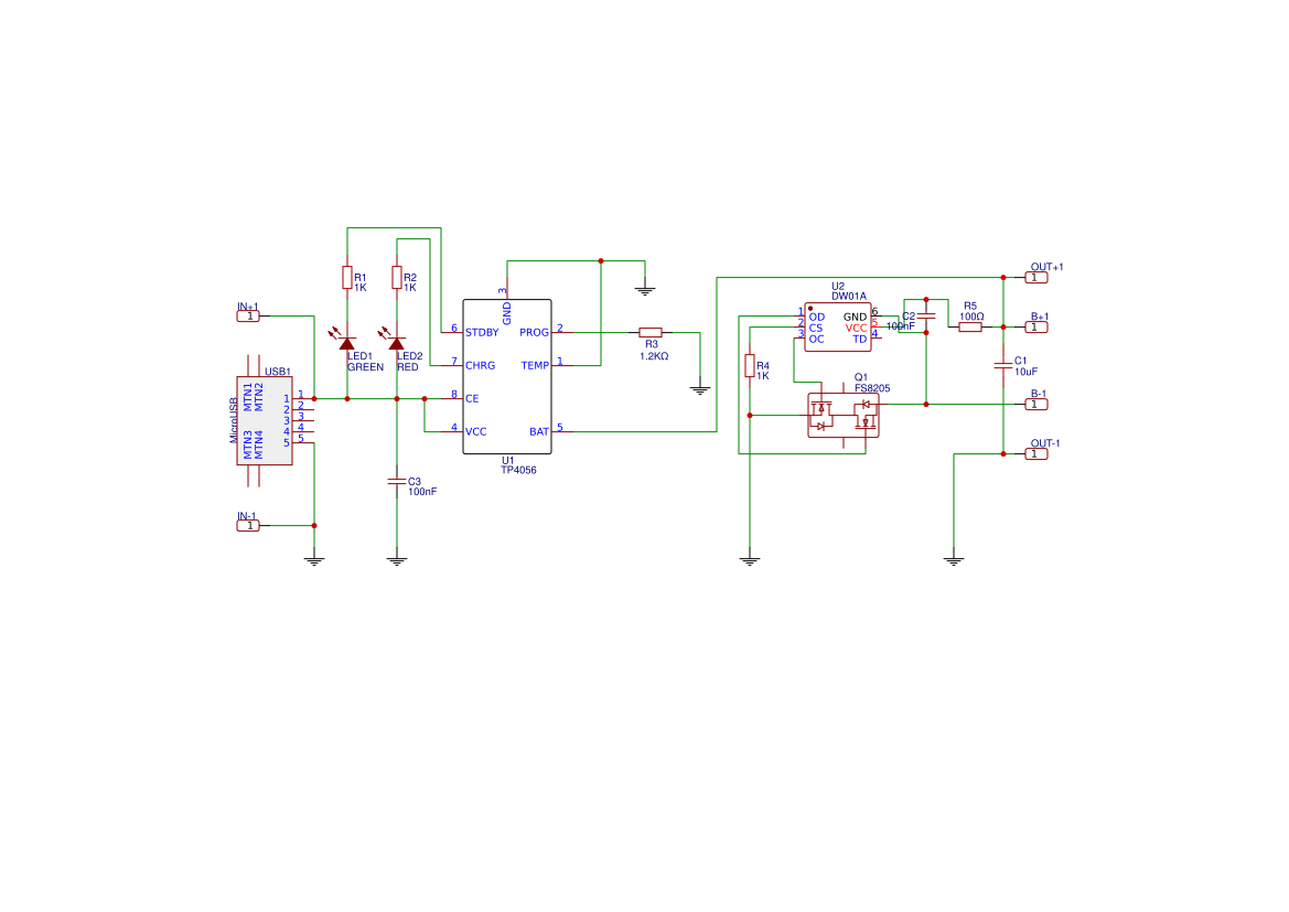 TP4056 Protection Module Resources - EasyEDA