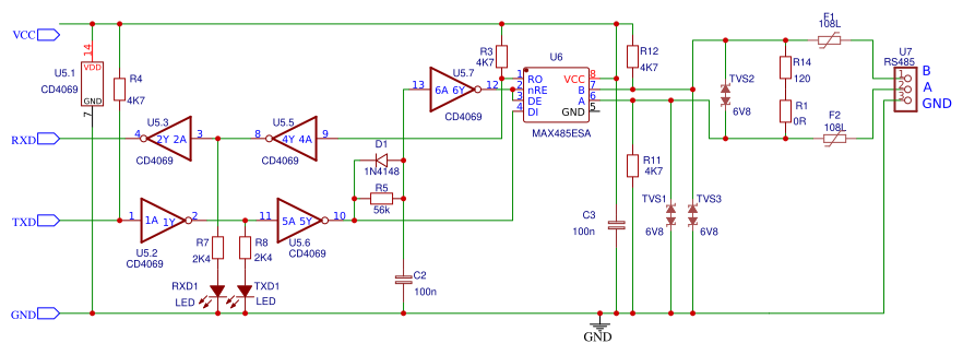RS485/TTL Resources - EasyEDA