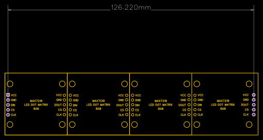 MAX7219 LED DOT MATRIX 8X8 X4_BUDDY Resources - EasyEDA