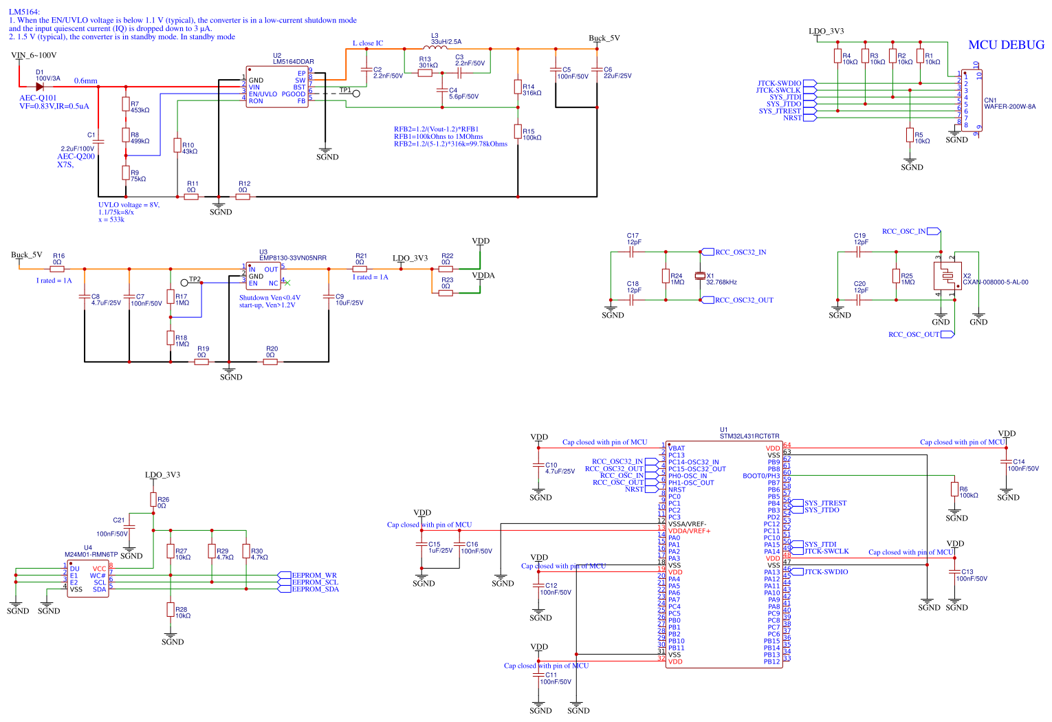Stm32l431rct6tr Mcu Module Resources Easyeda